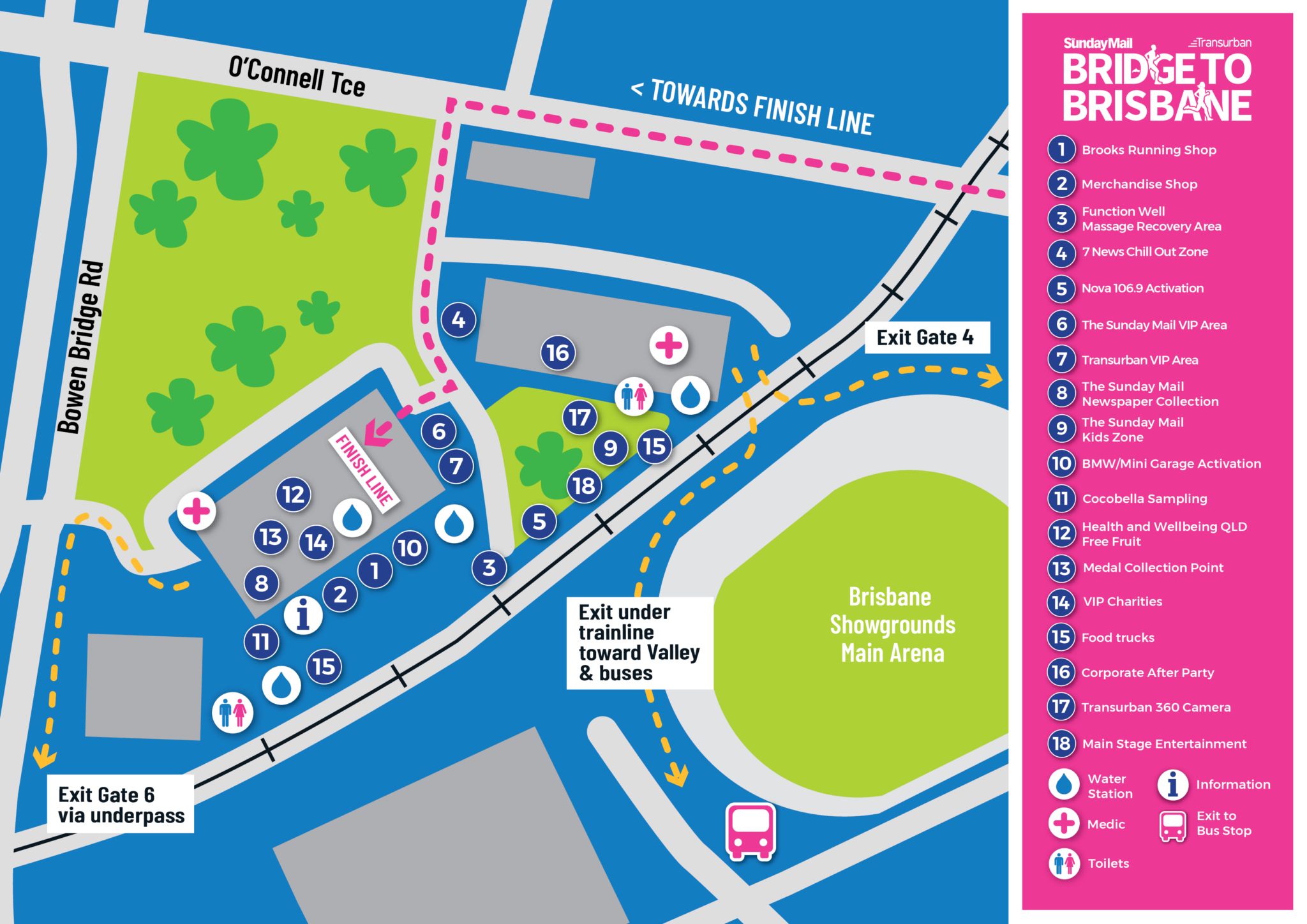 Finish Village - Bridge To Brisbane